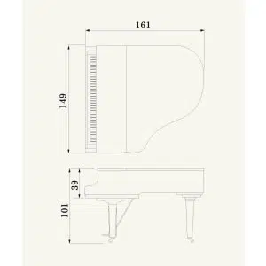 Yamaha C1X Grand Piano | Faust Harrison Pianos