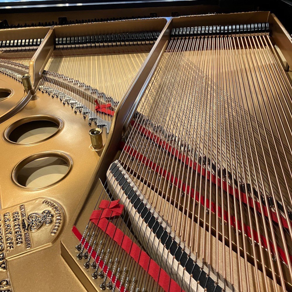 Steinway Piano, Model O Satin Ebony, 1915 | Faust Harrison Pianos