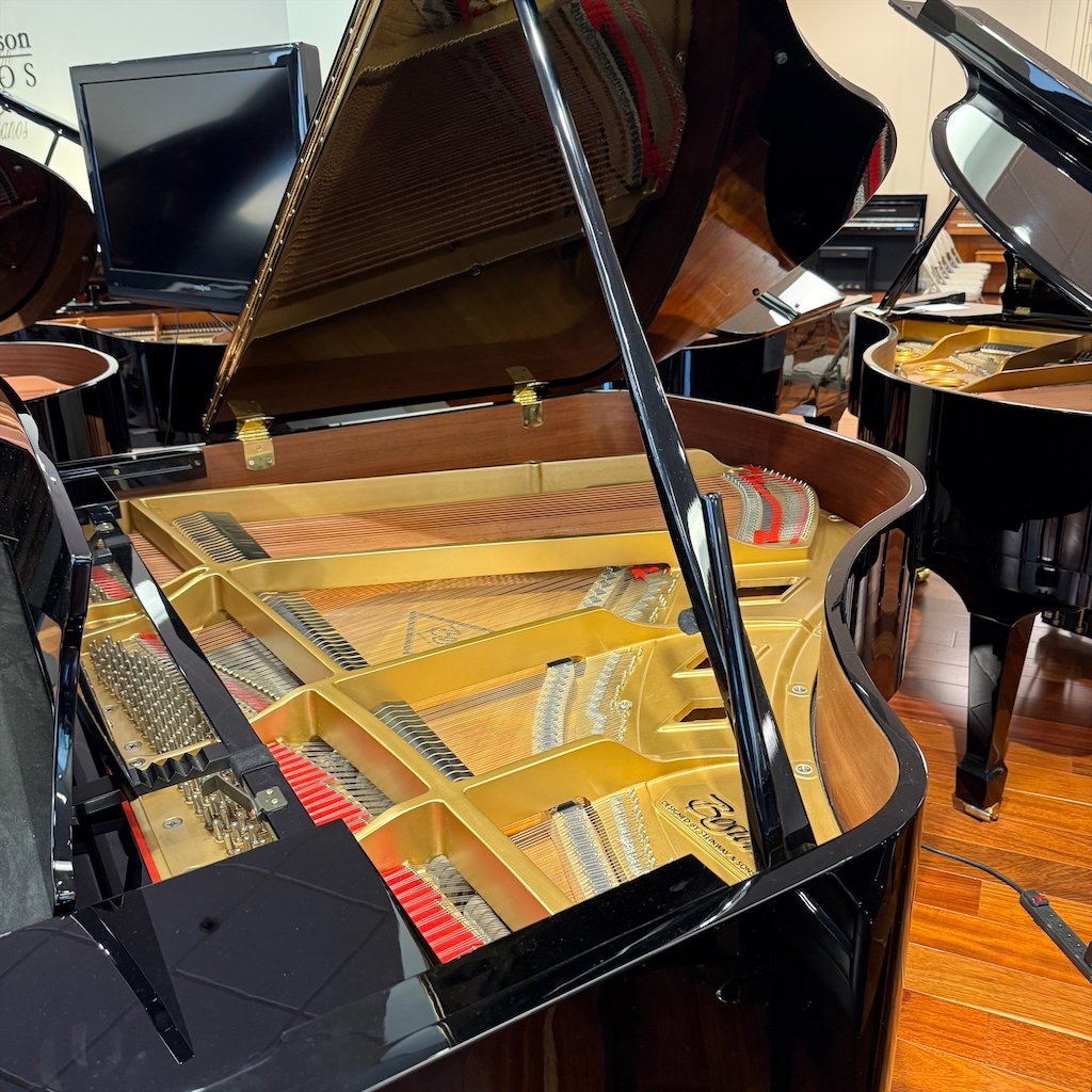 Boston Piano, Model GP 156 PE Polished Ebony, 2003 | Faust Harrison Pianos