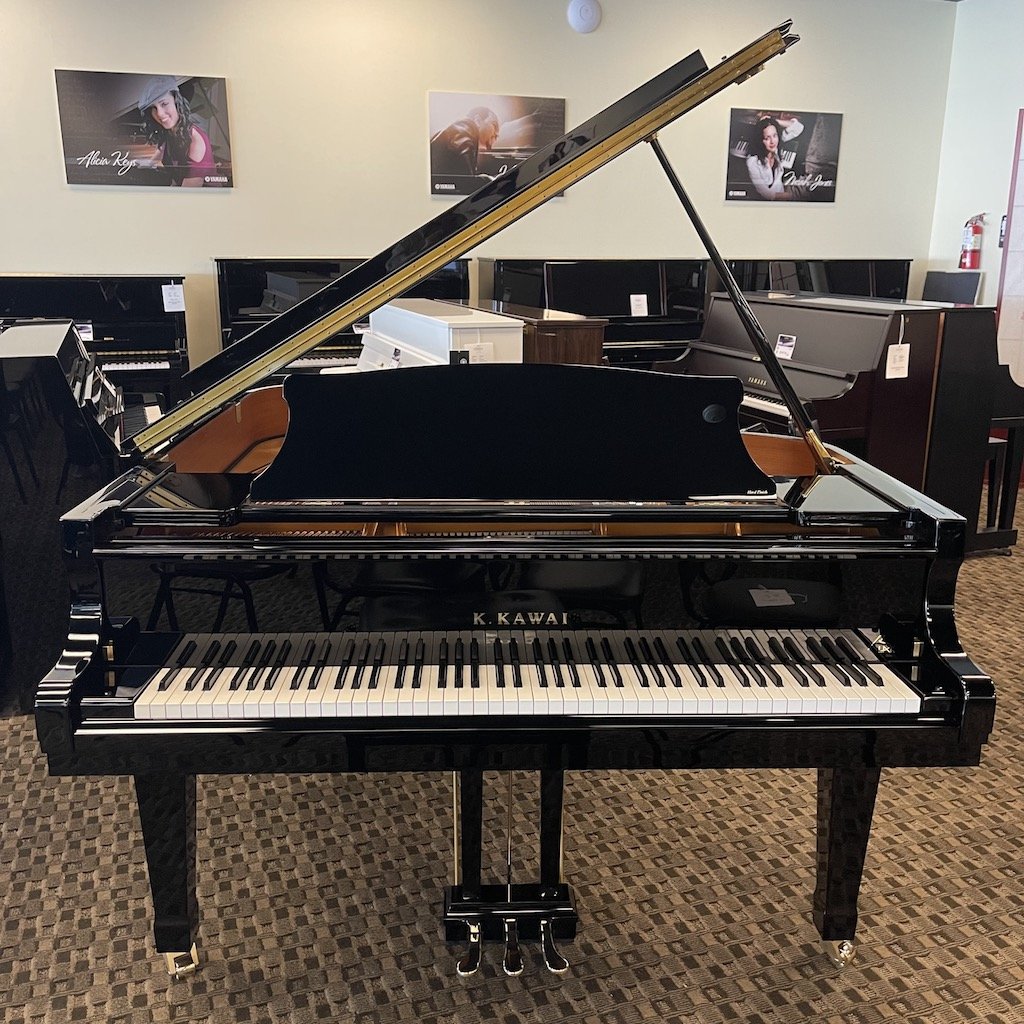 Kawai Piano, Model RX-3 PE Polished Ebony, 2011 | Faust Harrison Pianos