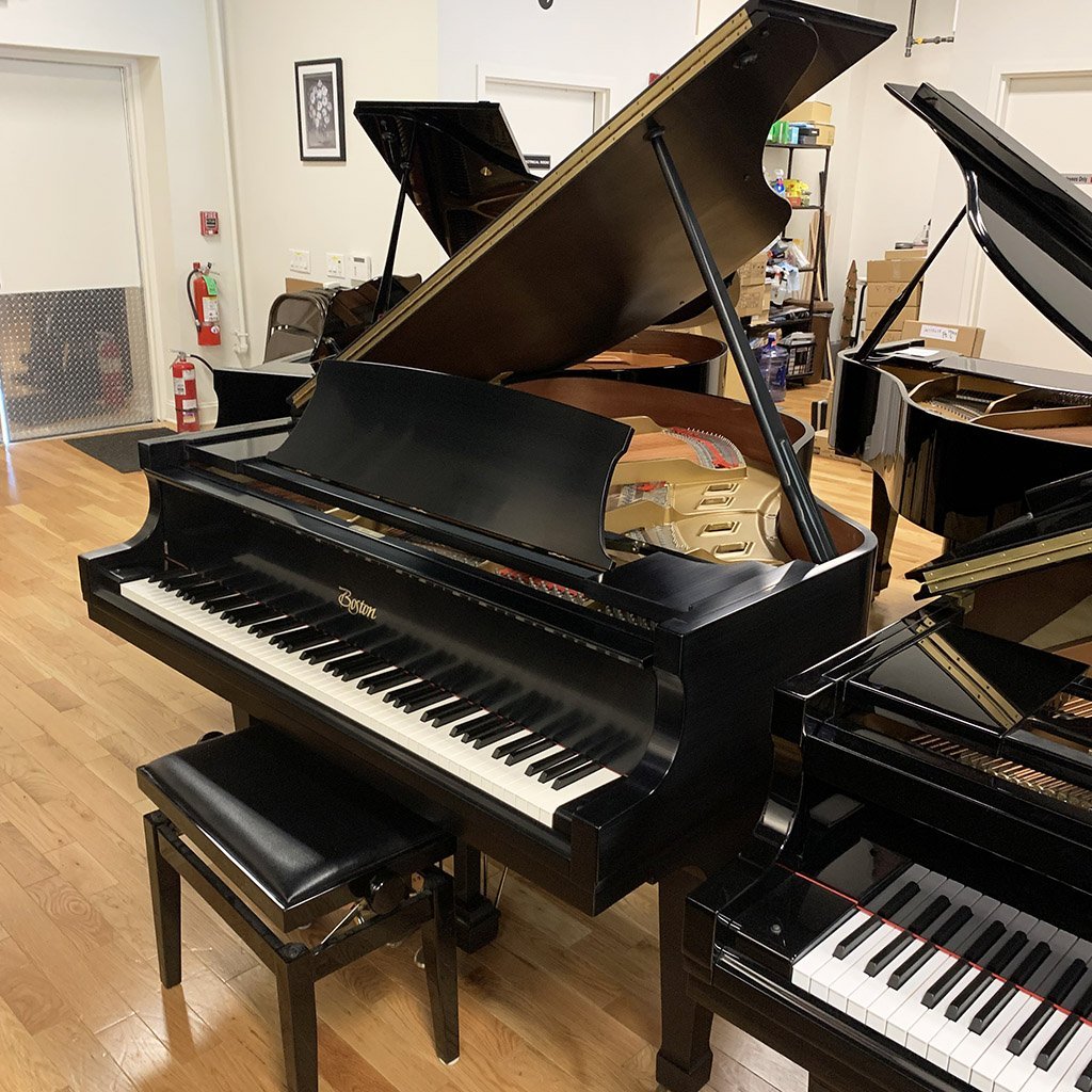Boston Piano, Model GP163 SE Satin Ebony, 2007 | Faust Harrison Pianos