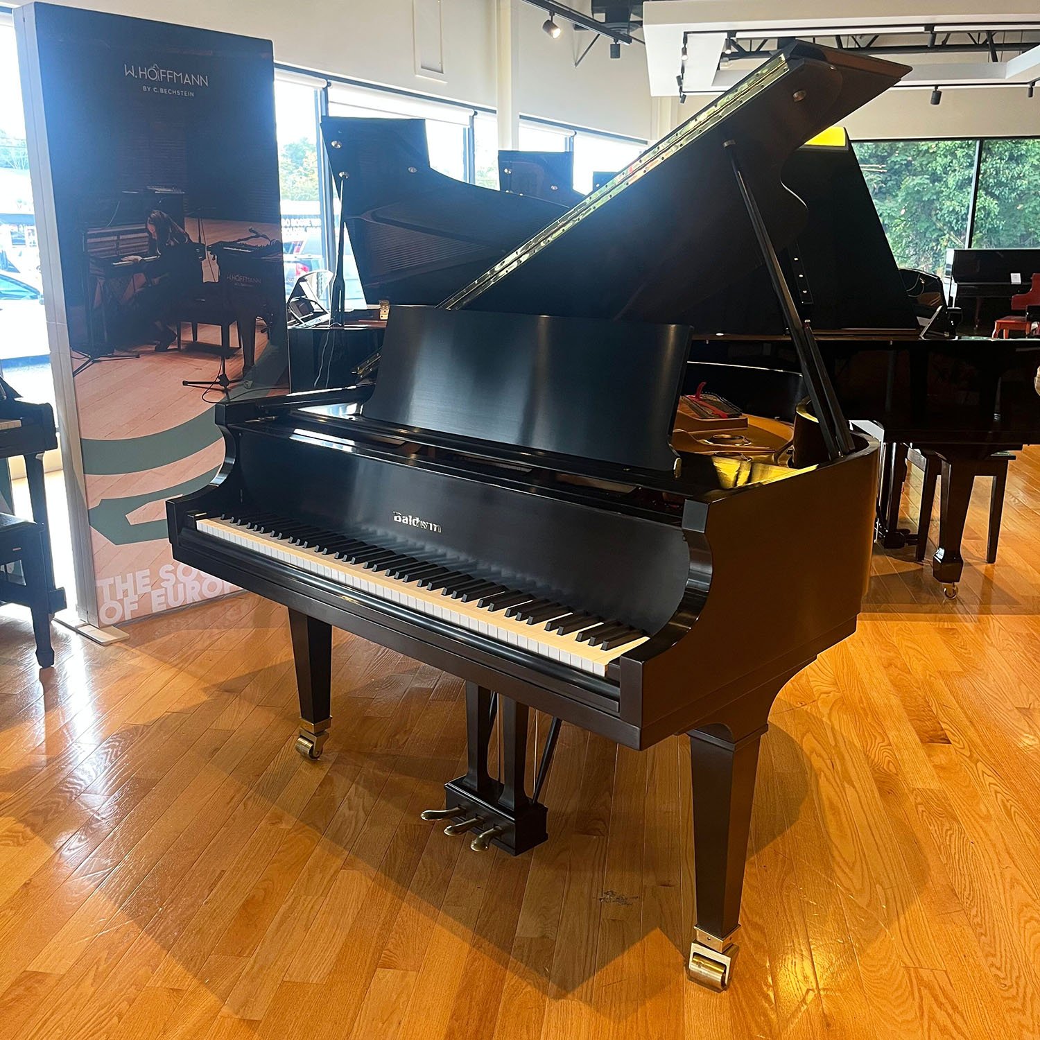 Baldwin Piano, Model R SE Satin Ebony, 1997 | Faust Harrison Pianos