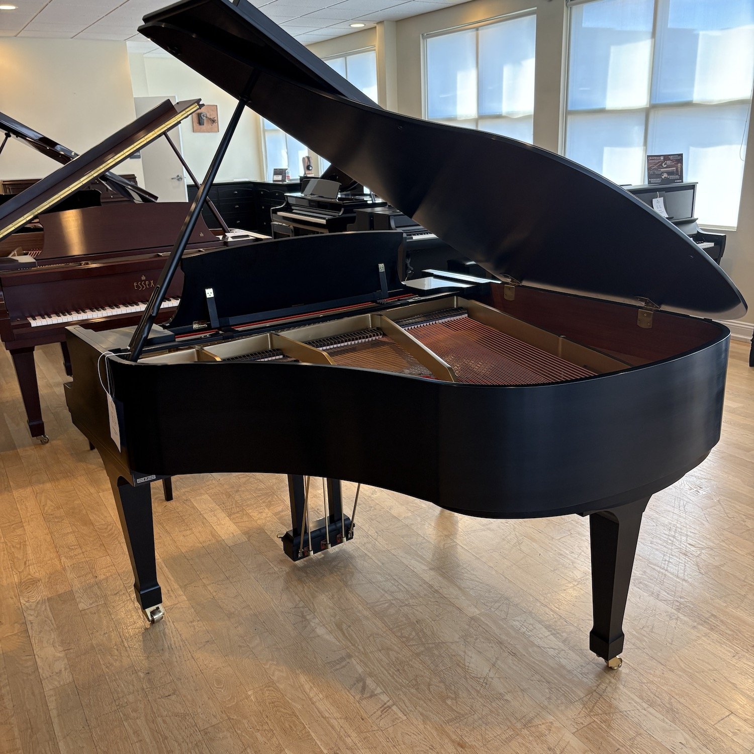 Boston Piano, Model GP163 SE Satin Ebony, 2000 | Faust Harrison Pianos