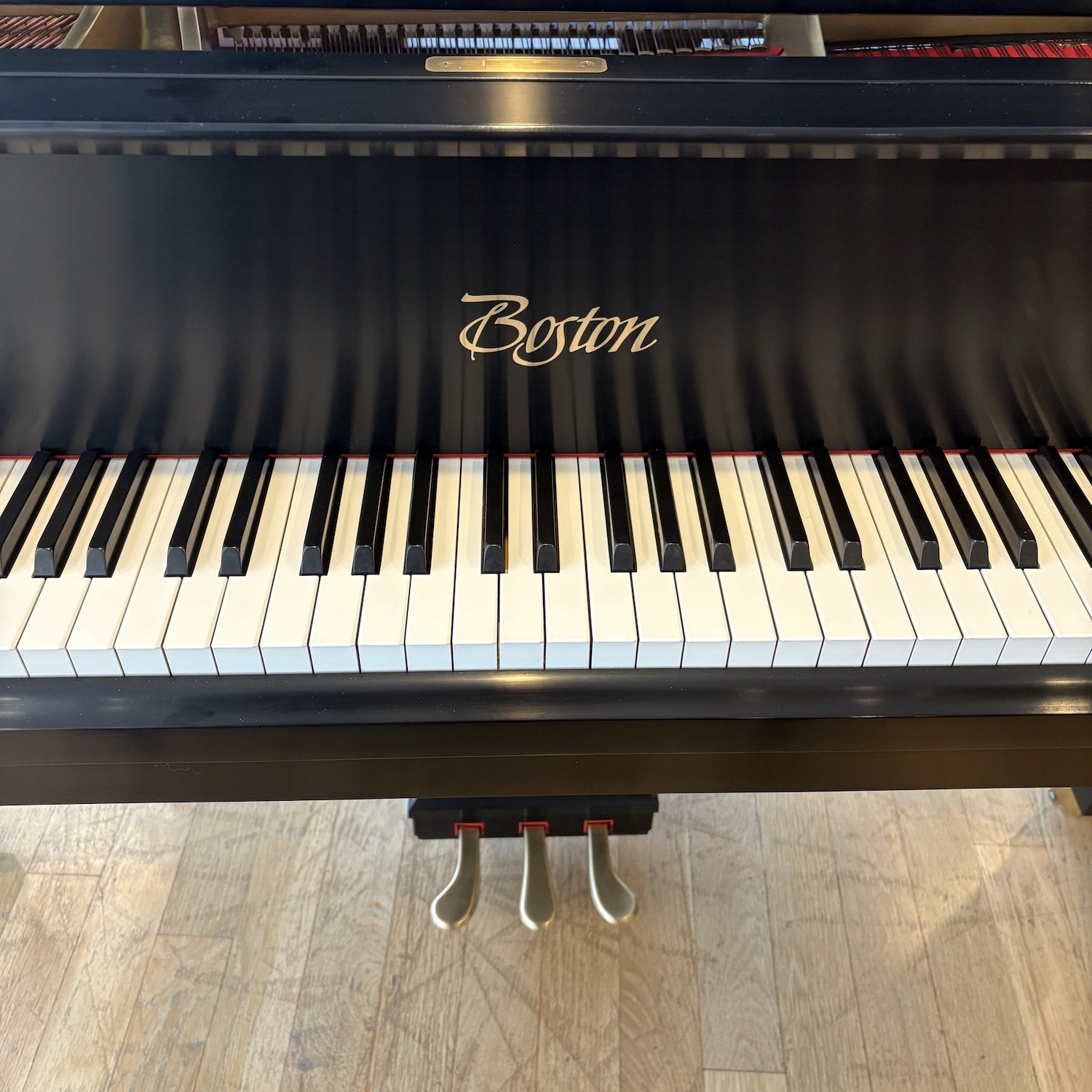 Boston Piano, Model GP163 SE Satin Ebony, 2000 | Faust Harrison Pianos