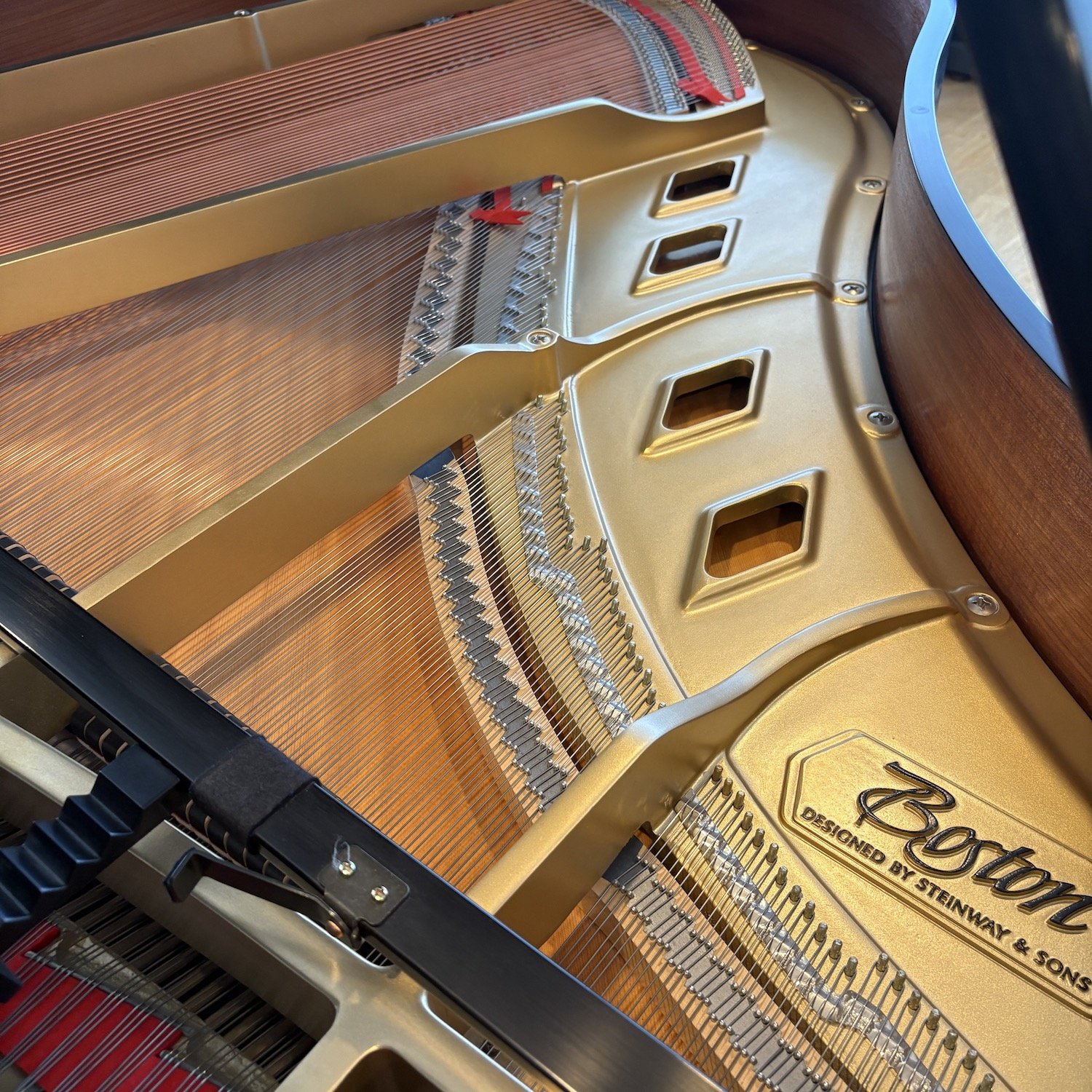Boston Piano, Model GP163 SE Satin Ebony, 2000 | Faust Harrison Pianos