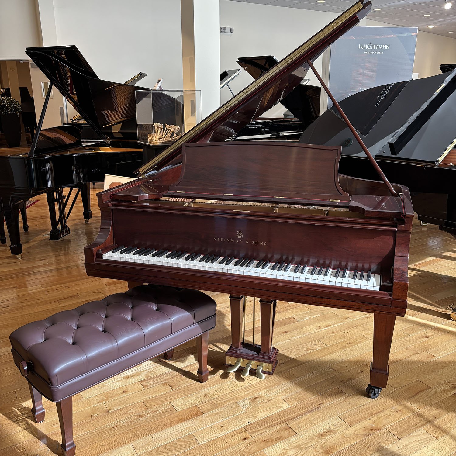 Steinway Piano, Model A2 Wal Walnut, 1913 | Faust Harrison Pianos