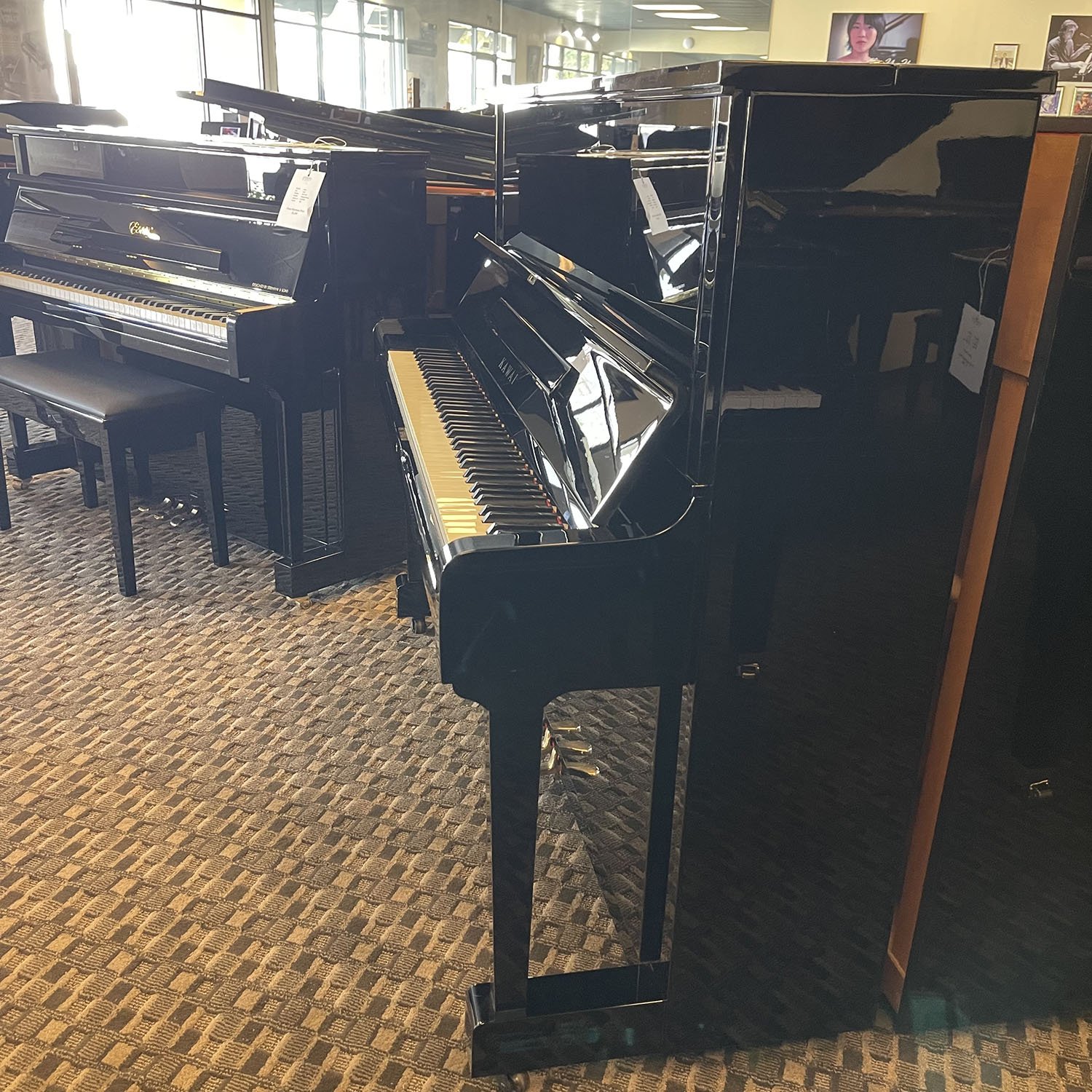 Kawai Piano, Model NS20A PE Polished Ebony, 1995 | Faust Harrison Pianos