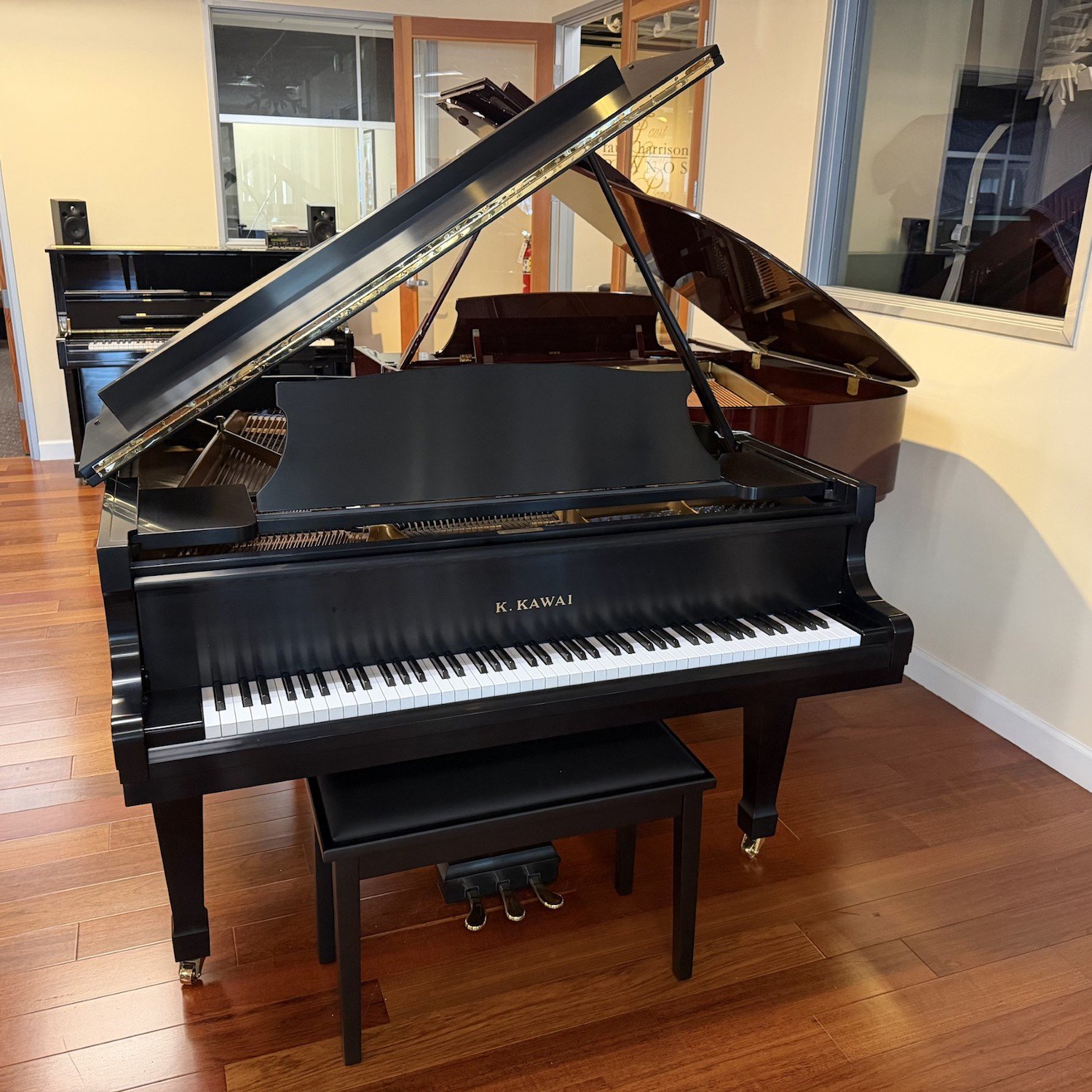 Kawai Piano, Model KG-2D SE Satin Ebony, 1984 | Faust Harrison Pianos