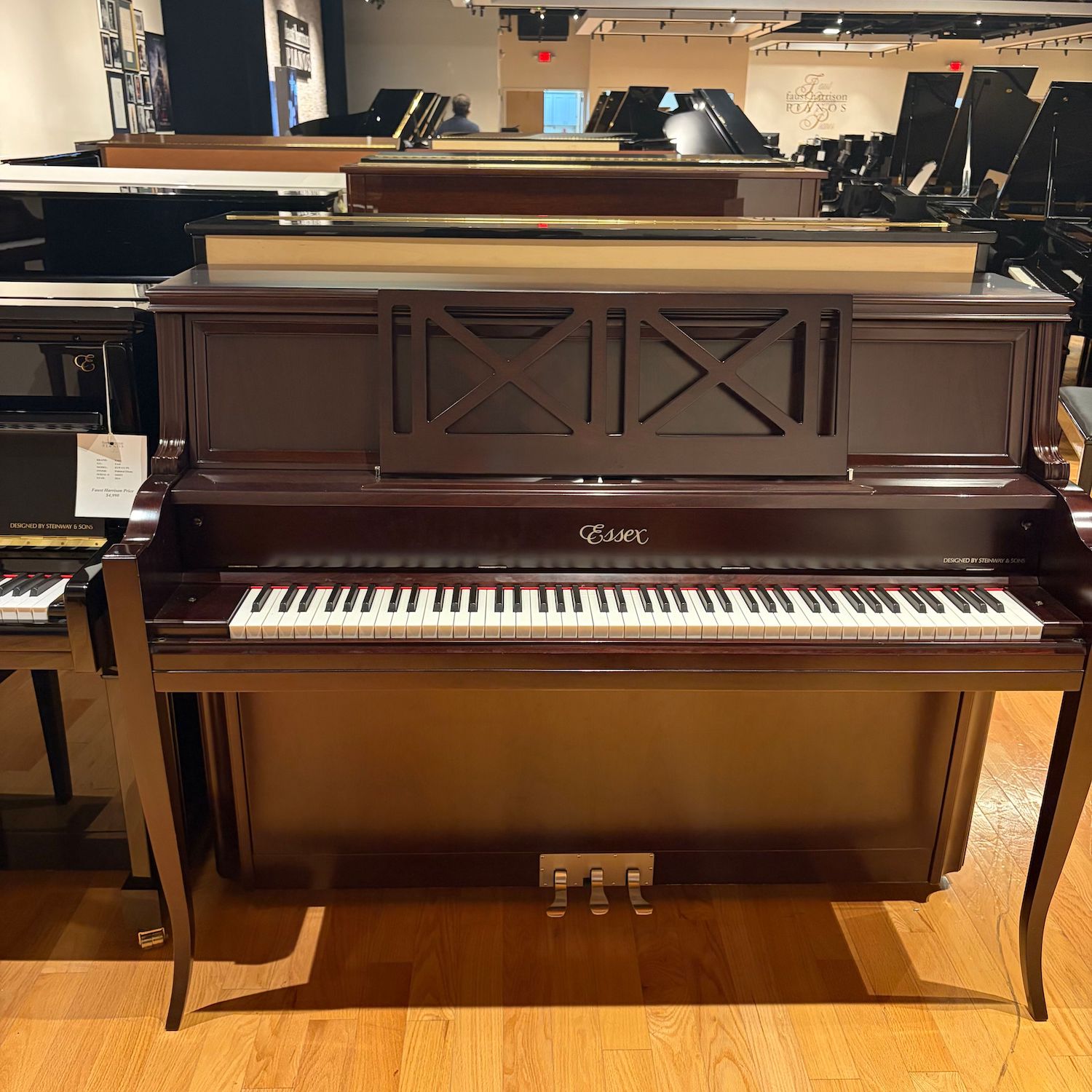 Essex Piano, Model EUP116CT Mah Mahogany, 2011 | Faust Harrison Pianos