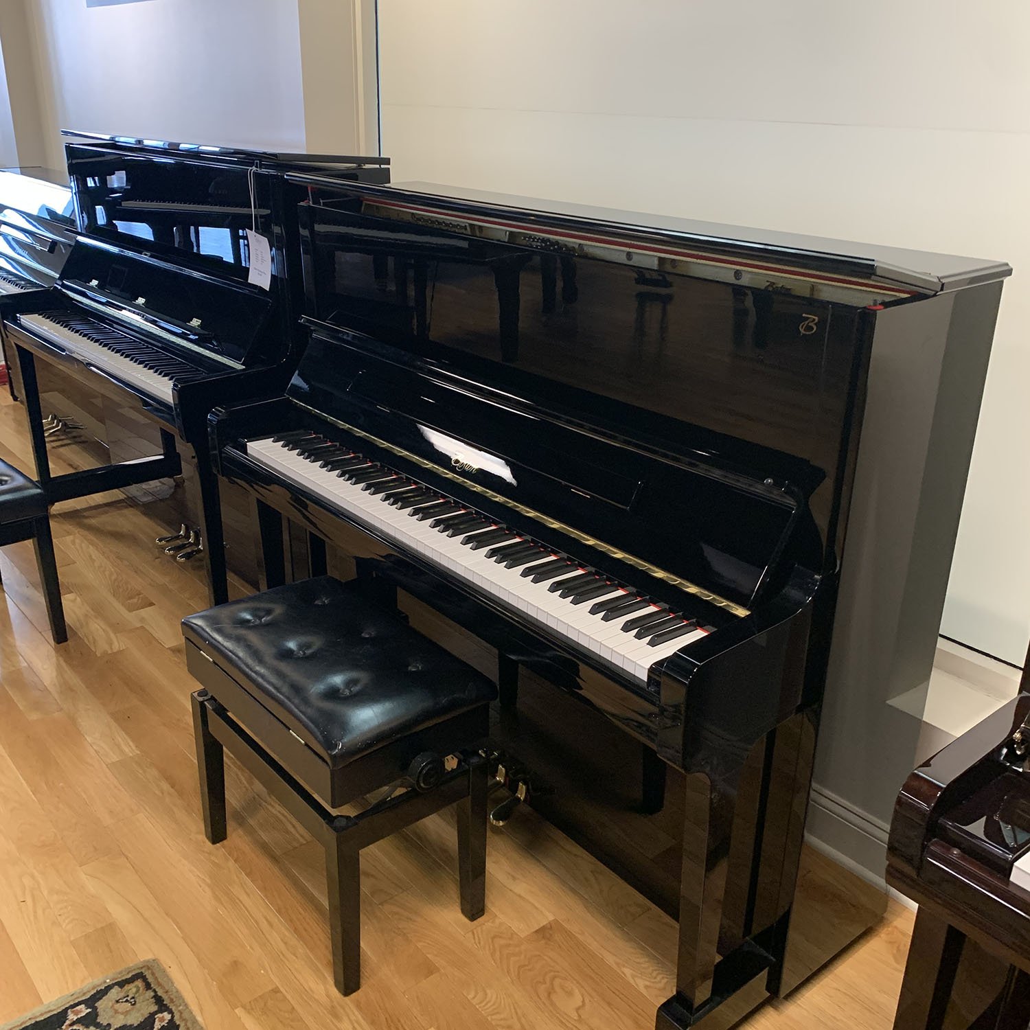 Boston Piano, Model UP126E Polished Ebony, 2002 | Faust Harrison Pianos