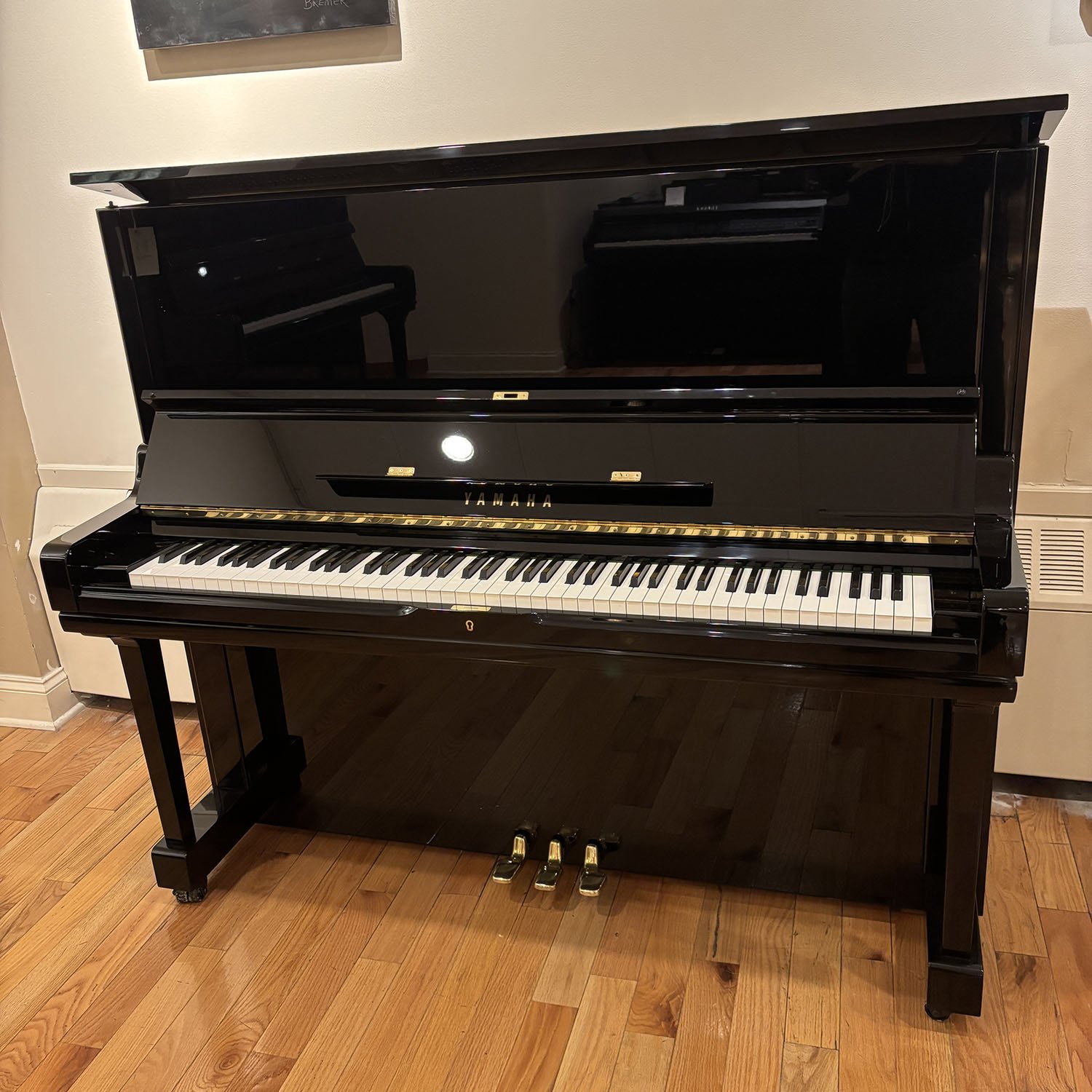 Yamaha Piano, Model U3AR Polished Ebony, 1987 | Faust Harrison Pianos