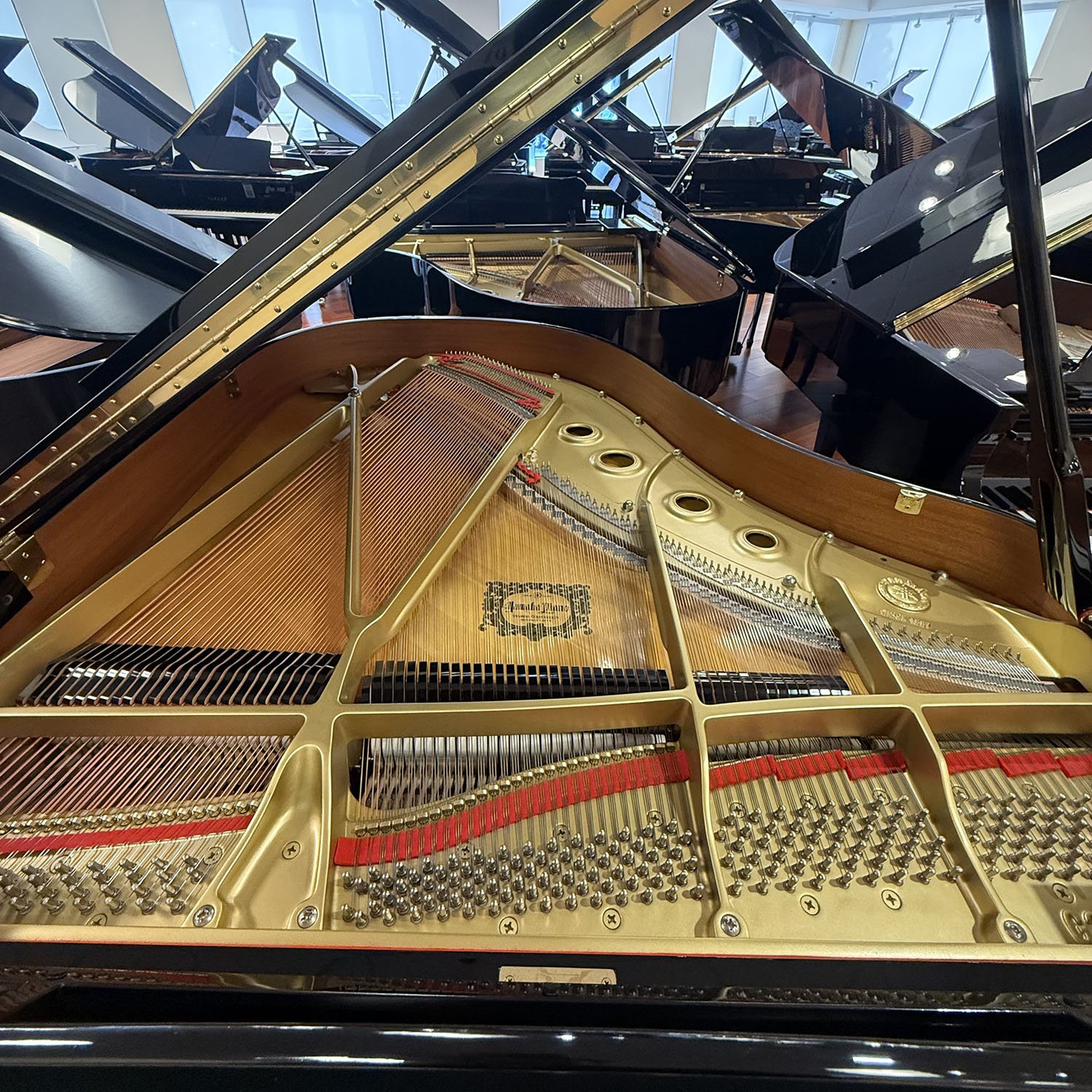 Yamaha Piano, Model G2F Polished Ebony, 1995 | Faust Harrison Pianos