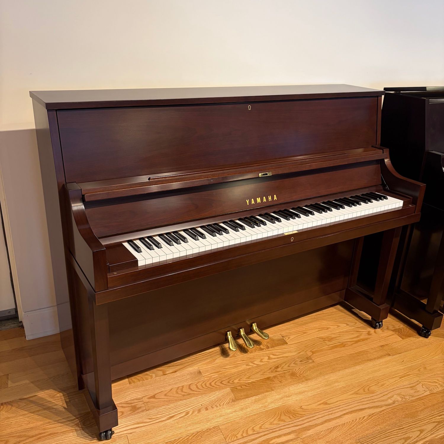Yamaha Piano, Model P22M SW Satin Walnut, 2014 | Faust Harrison Pianos