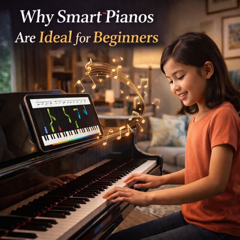 Why Smart Pianos Are Ideal for Beginners